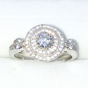 3 Royal Dazzy | Jewelry | Silver Ring Band With Circular Shape And ...